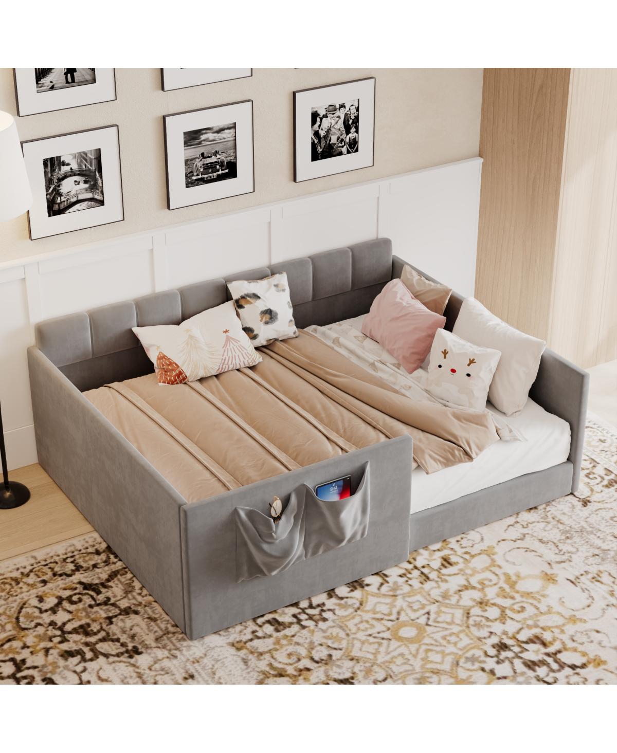 Click here for Streamdale Furniture Velvet Upholstered Full Size... prices