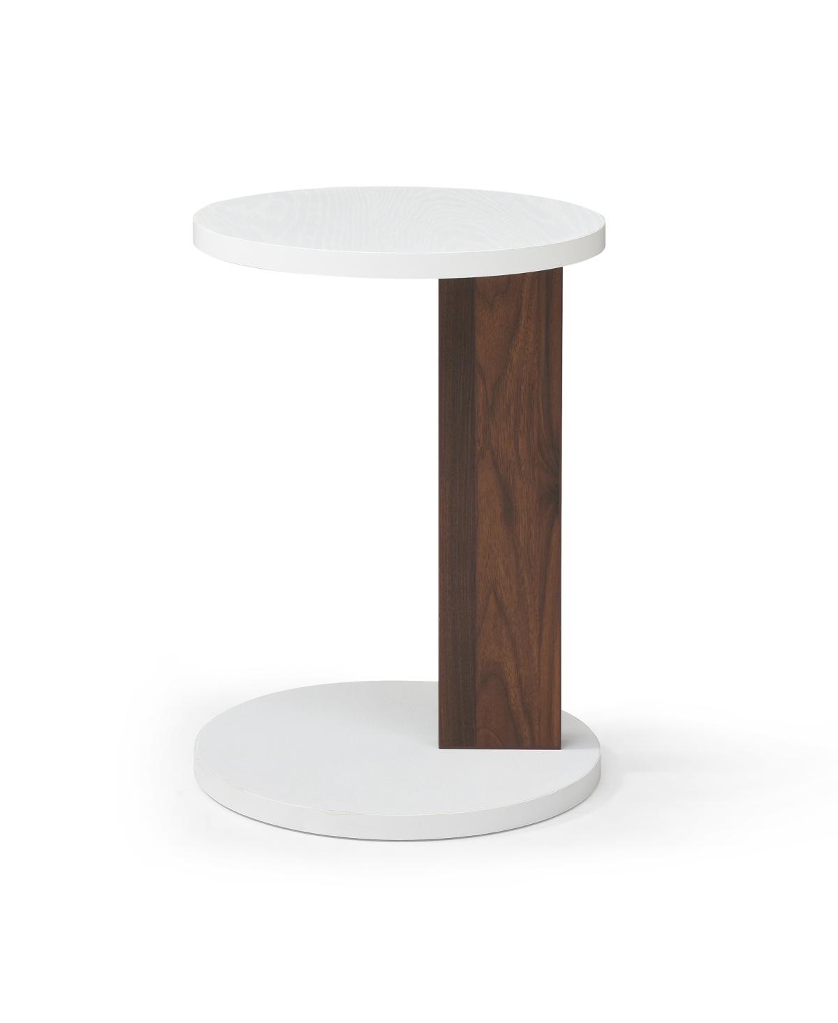 Click here for Streamdale Furniture C-Shaped End Table Rustic Woo... prices