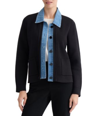 Click here for Jones New York Womens Notch Collar Cardigan prices