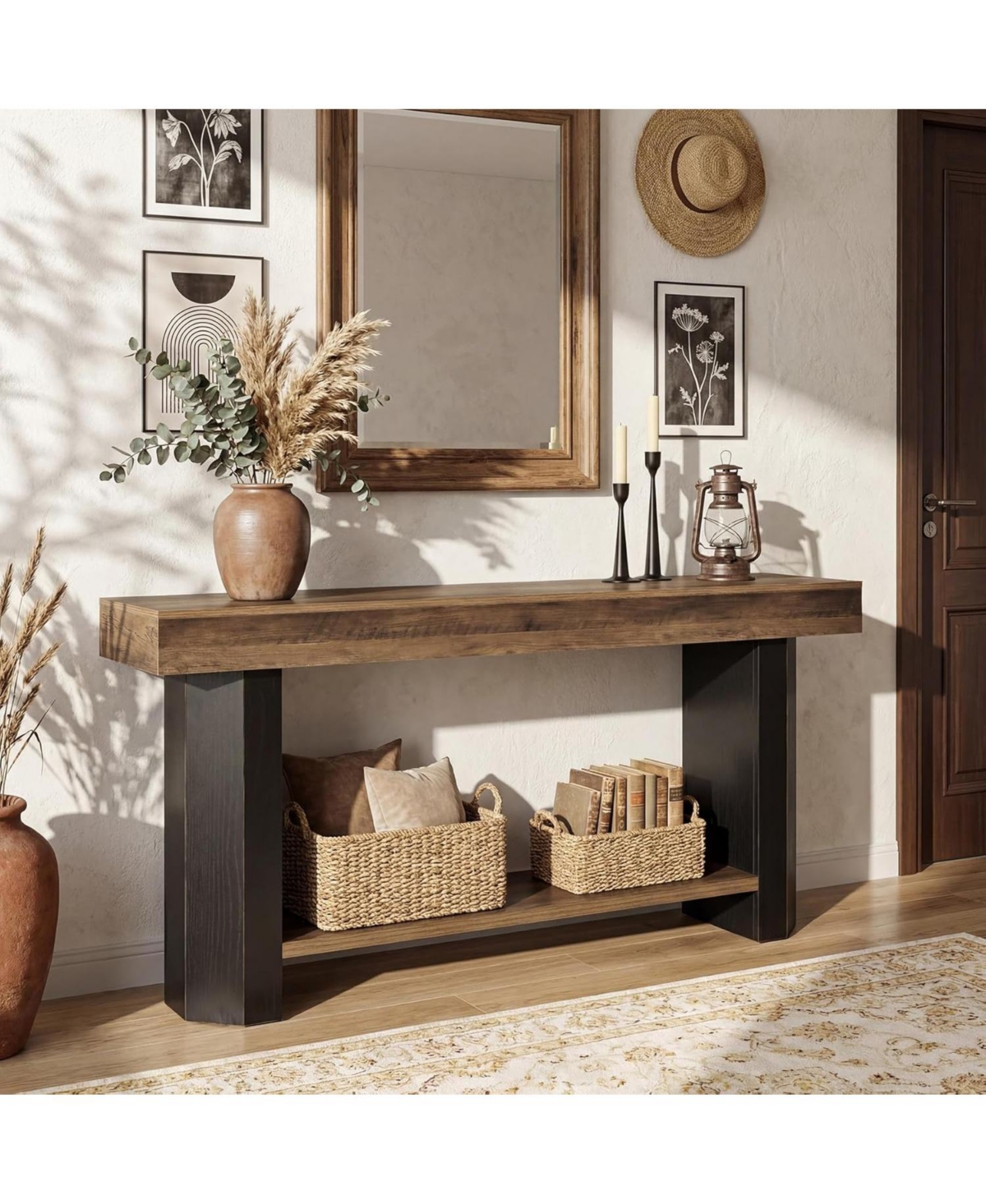 Click here for Tribesigns 2 Tier Console Table  63 Sofa Table Beh... prices