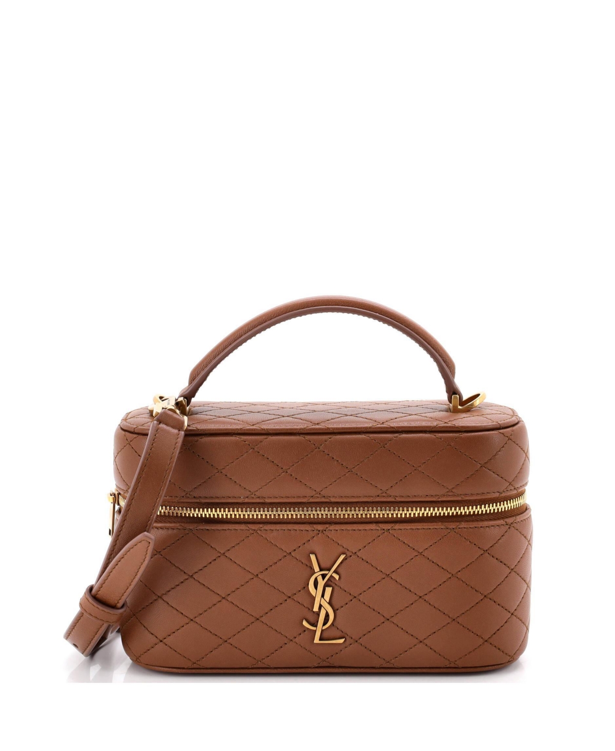 Click here for Pre-Owned Saint Laurent Mini Gaby Zip Around Vanit... prices