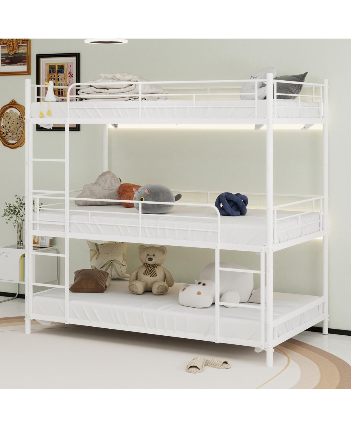 Click here for Streamdale Furniture Heavy-Duty Triple Bunk Bed wi... prices