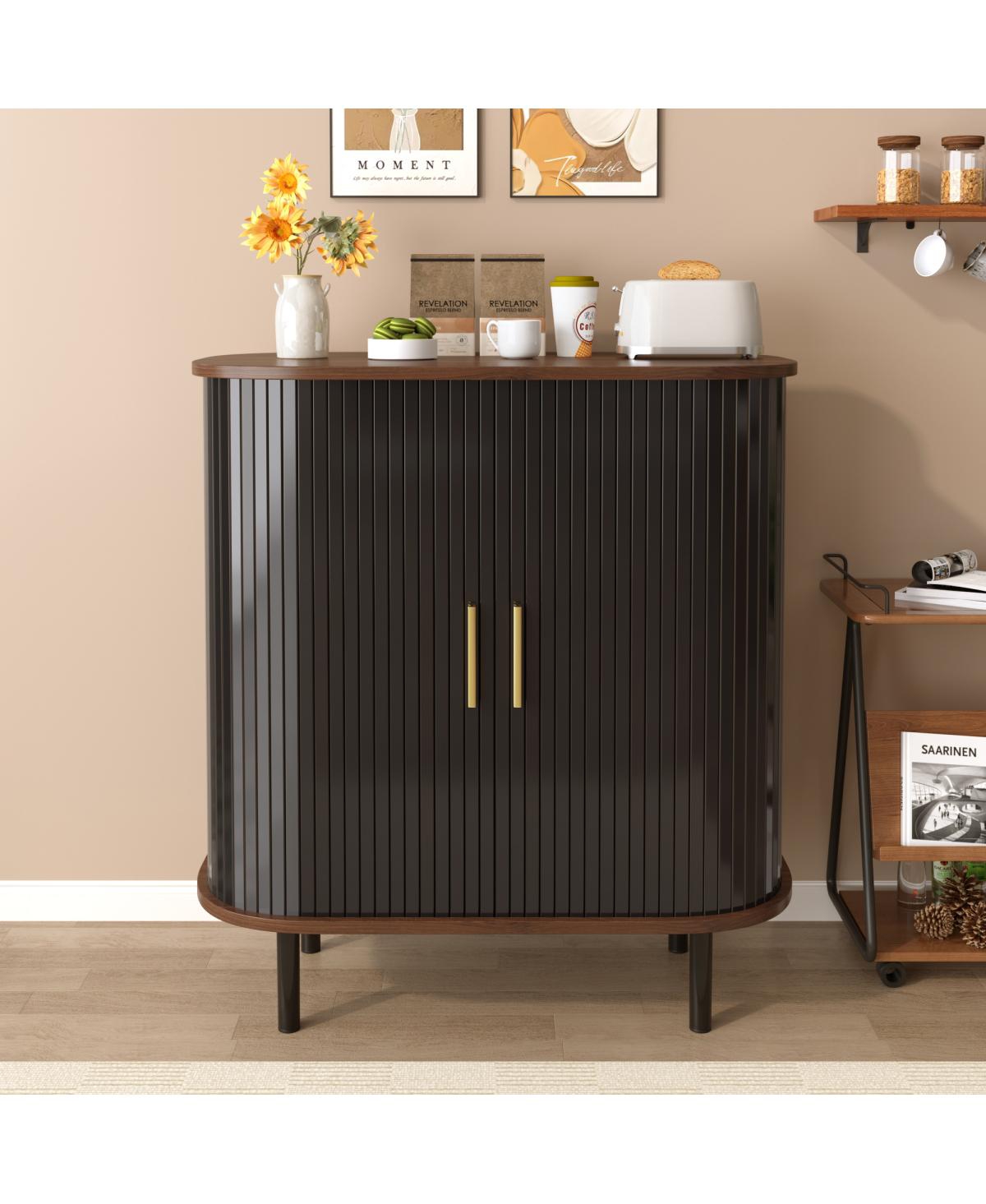 Click here for Streamdale Furniture 28 Fluted Wine Bar Cabinet wi... prices
