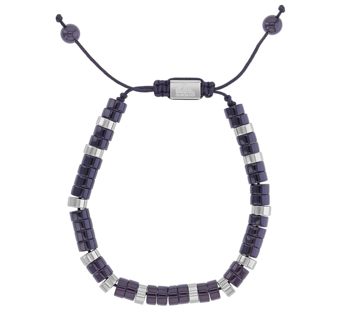 Click here for Quiksilver Mens Platinum-Plated Steel Onyx Adjusta... prices