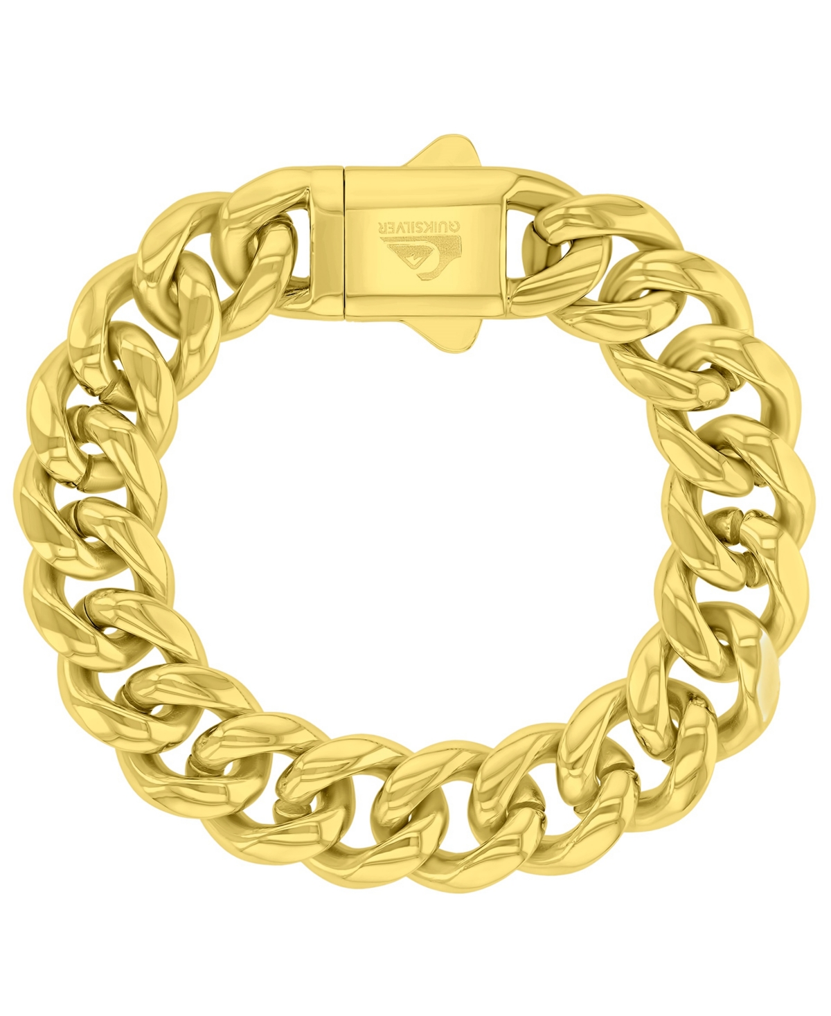 Click here for Quiksilver Mens Miami 18k Yellow Gold-Plated Cuban... prices