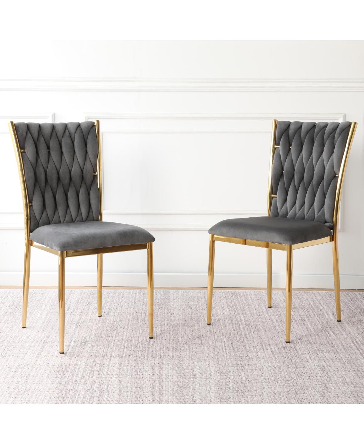 Click here for Streamdale Furniture Modern Velvet Dining Chairs w... prices