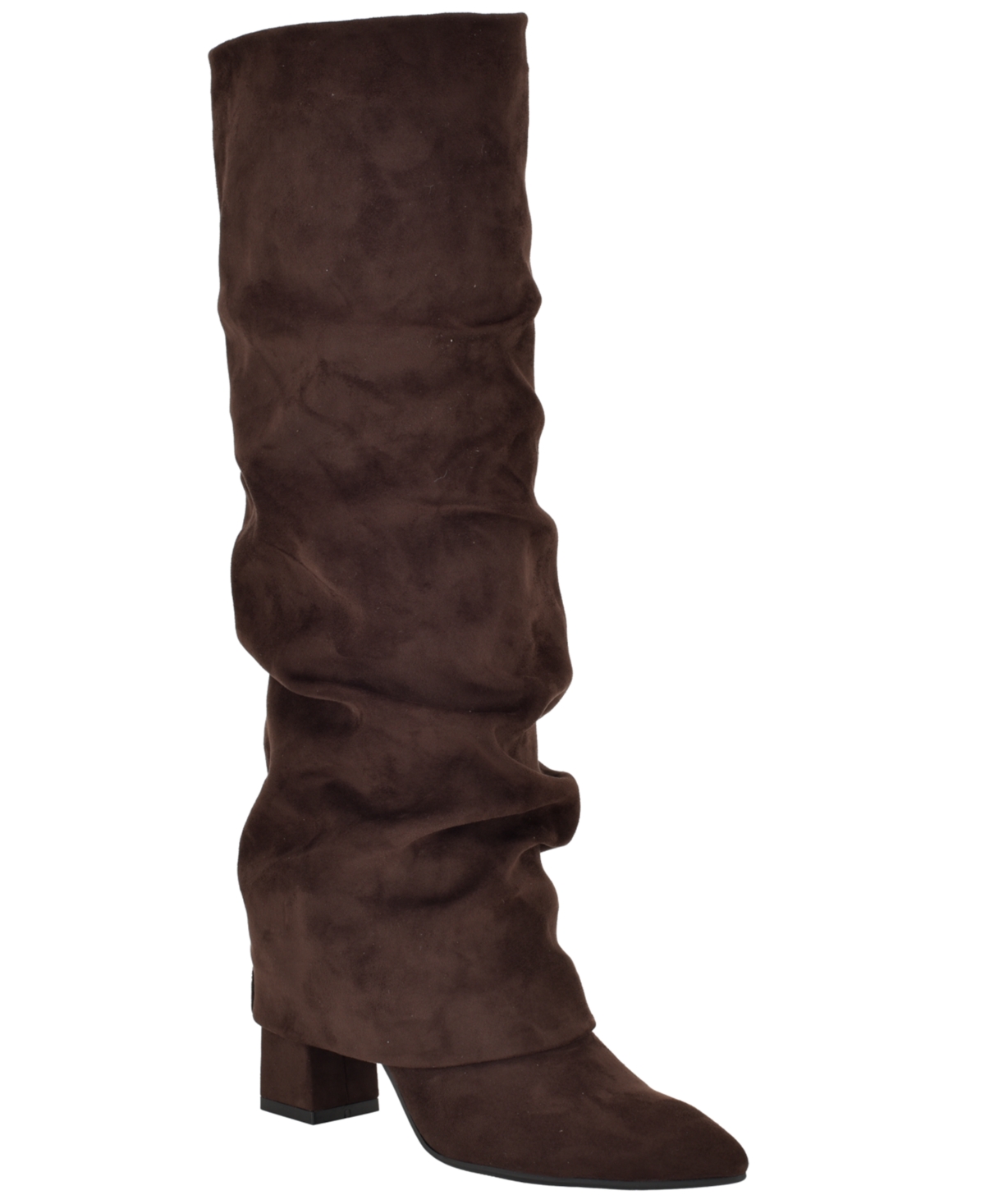 Click here for Guess Womens Geima Tall Slouchy Foldover Block Hee... prices