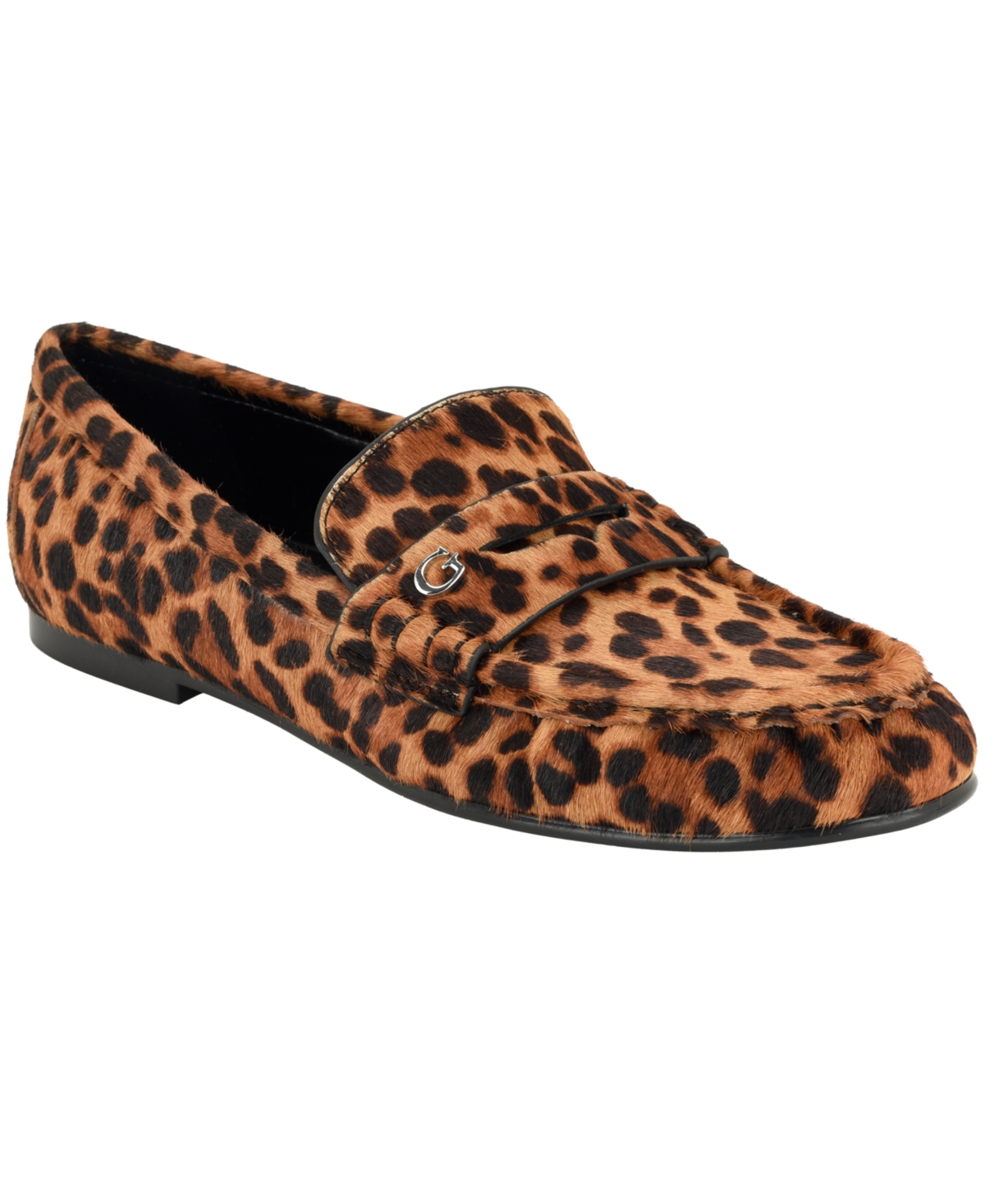 Click here for Guess Womens Raivoo Suede Slip-On Penny Loafer - B... prices