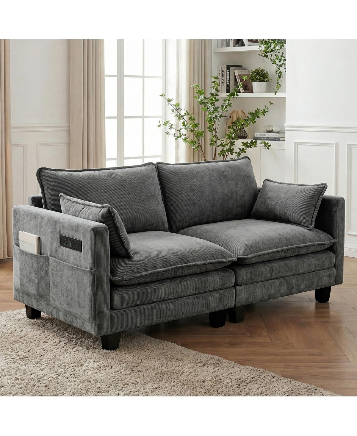 Click here for Streamdale Furniture Modern Chenille 2-Seat Lovese... prices