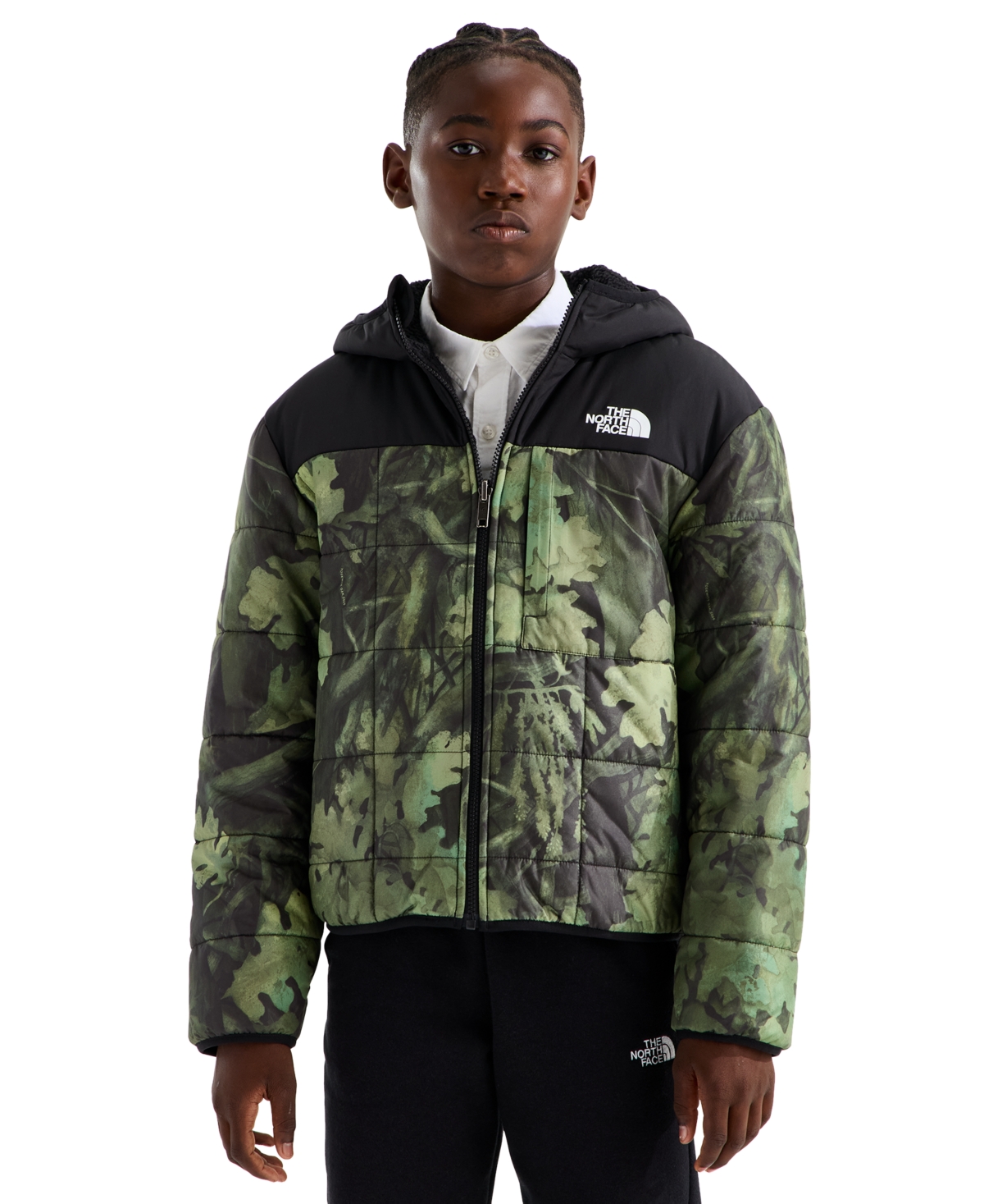 Click here for The North Face Boys 8-20 Reversible Long-Sleeve Fu... prices