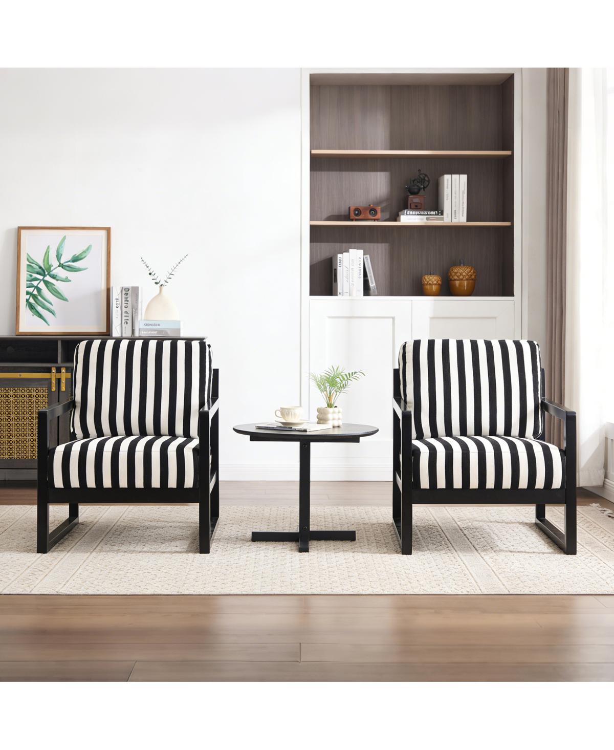 Click here for Streamdale Furniture Mid-Century Modern Striped Fa... prices