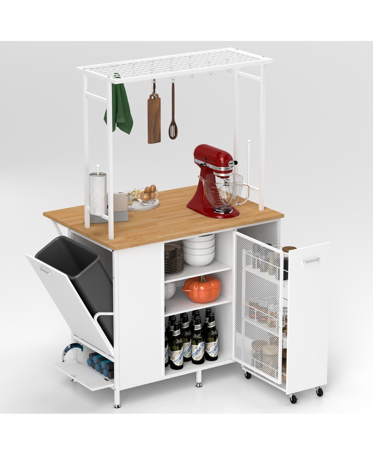 Click here for Streamdale Furniture Kitchen Island with Folding B... prices