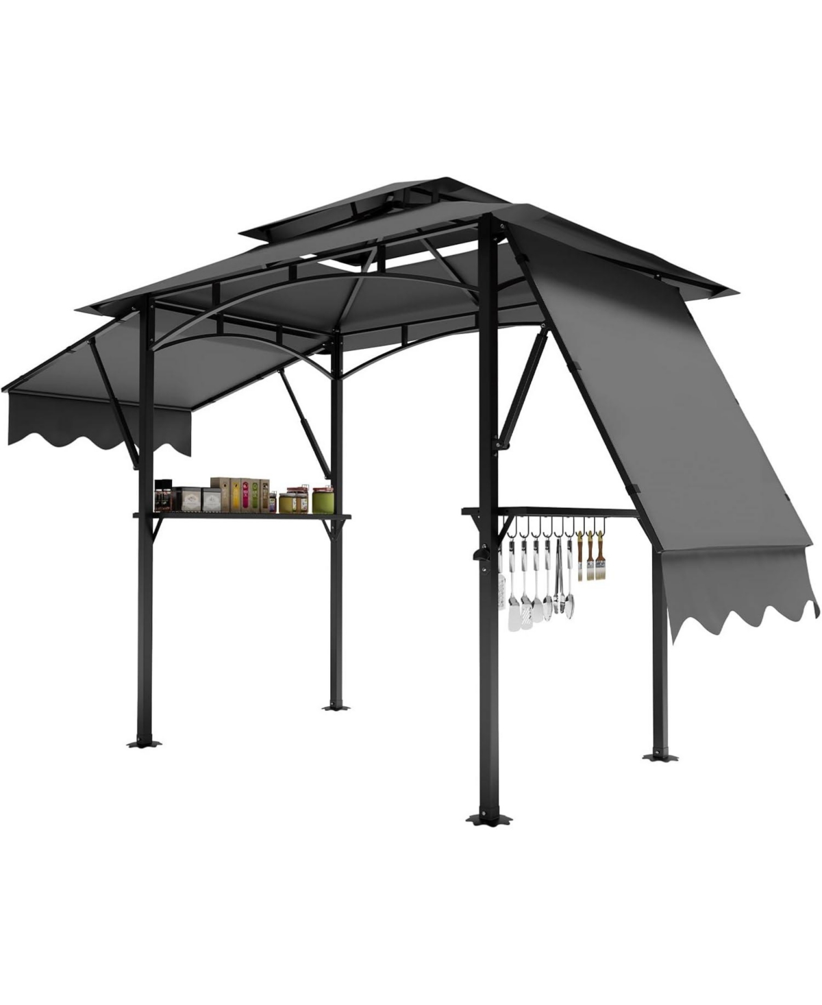 Click here for gaomon 5x8 feet Grill Gazebo - Double Layer Bbq Wa... prices