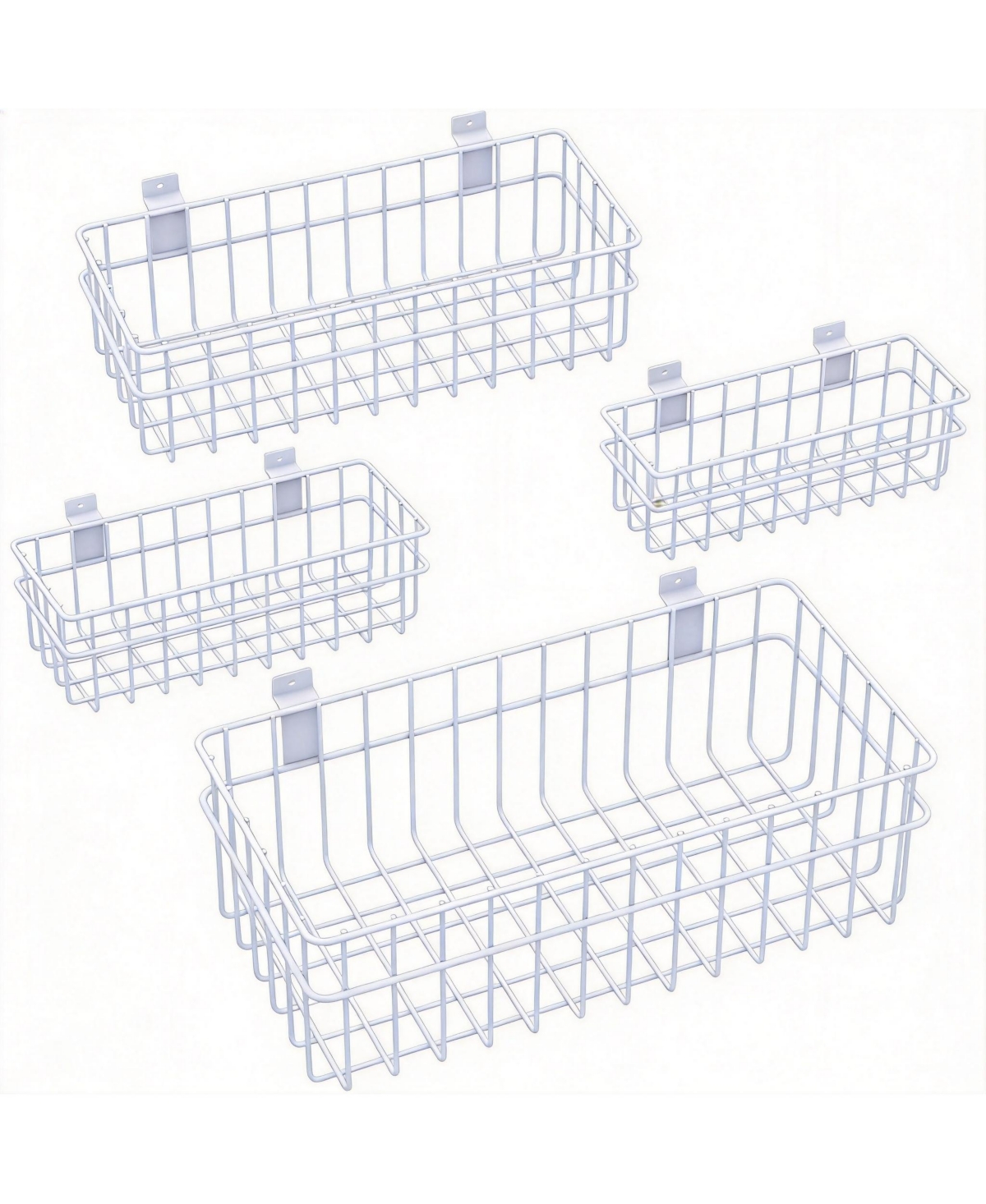 Click here for Xdovet Slatwall Baskets Metal Hanging Storage Orga... prices