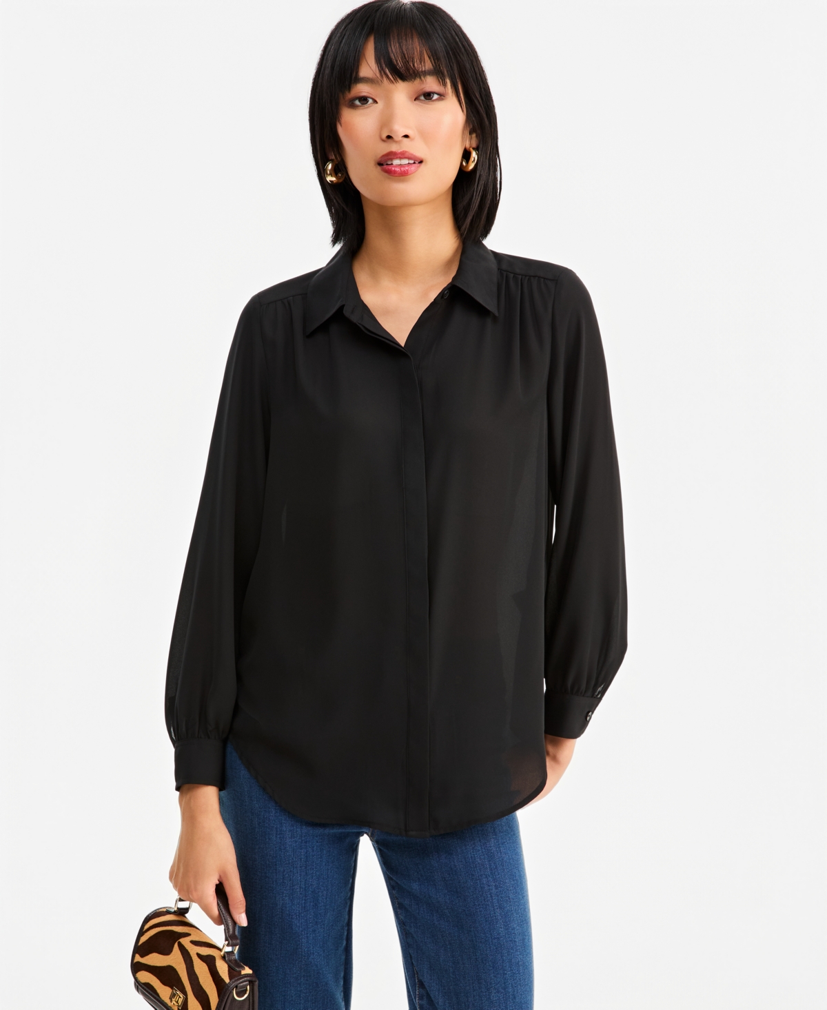 Click here for I.n.c. International Concepts Womens Long-Sleeve C... prices