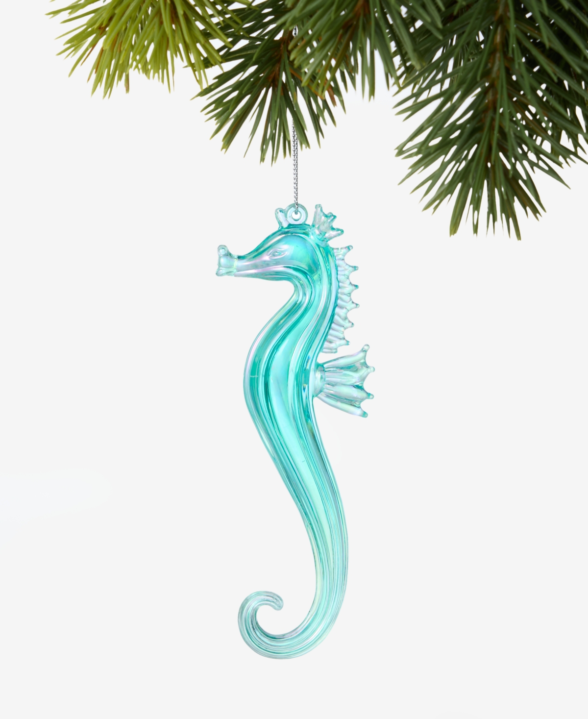 Click here for Holiday Lane Seaside Blue Seahorse Ornament  Exclu... prices