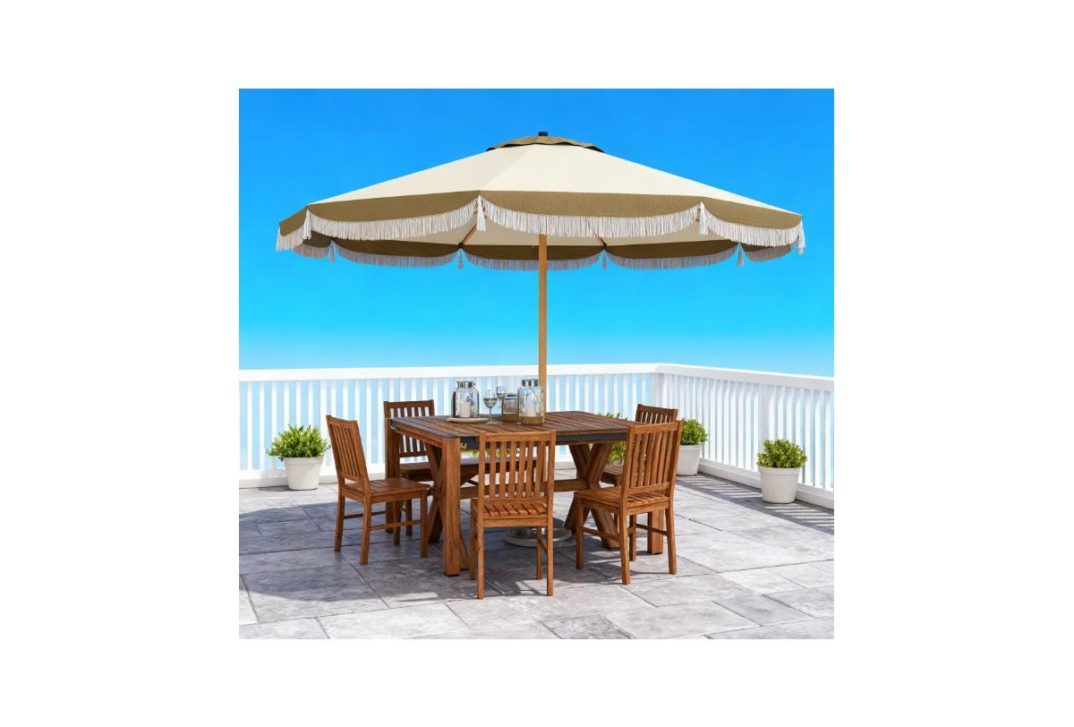 Click here for Clihome Outdoor Umbrella with Crank  Patio Umbrell... prices