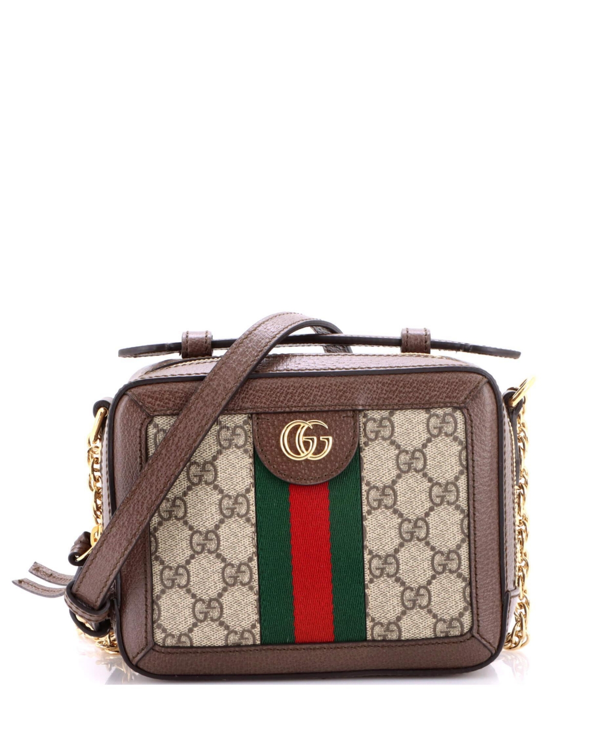 Click here for Pre-Owned Gucci Mini Ophidia Zip Around Camera Bag... prices