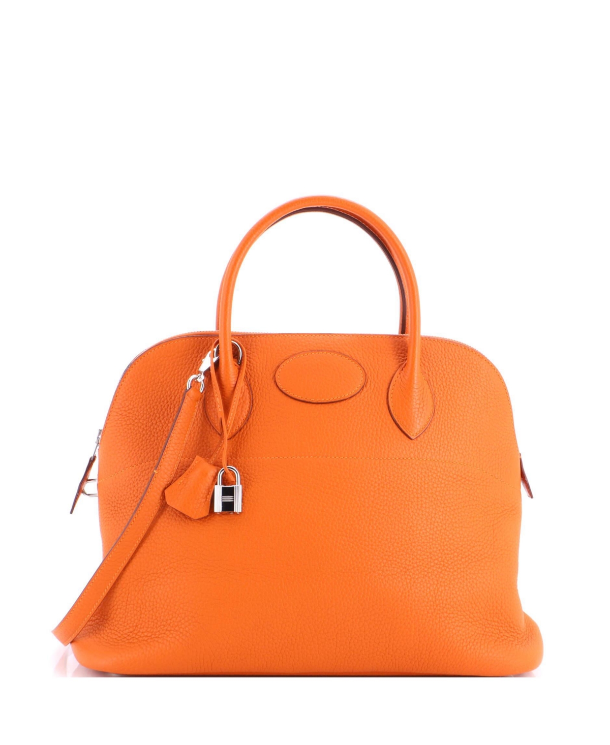 Click here for Pre-Owned HERMES 35 Bolide Bag Clemence - Orange prices