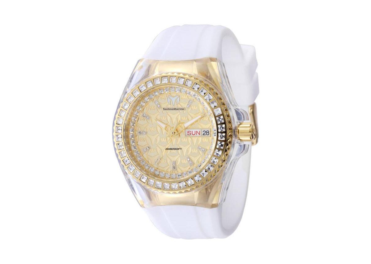 Click here for Technomarine Womens Cruise Quart Gold Dial Watch -... prices