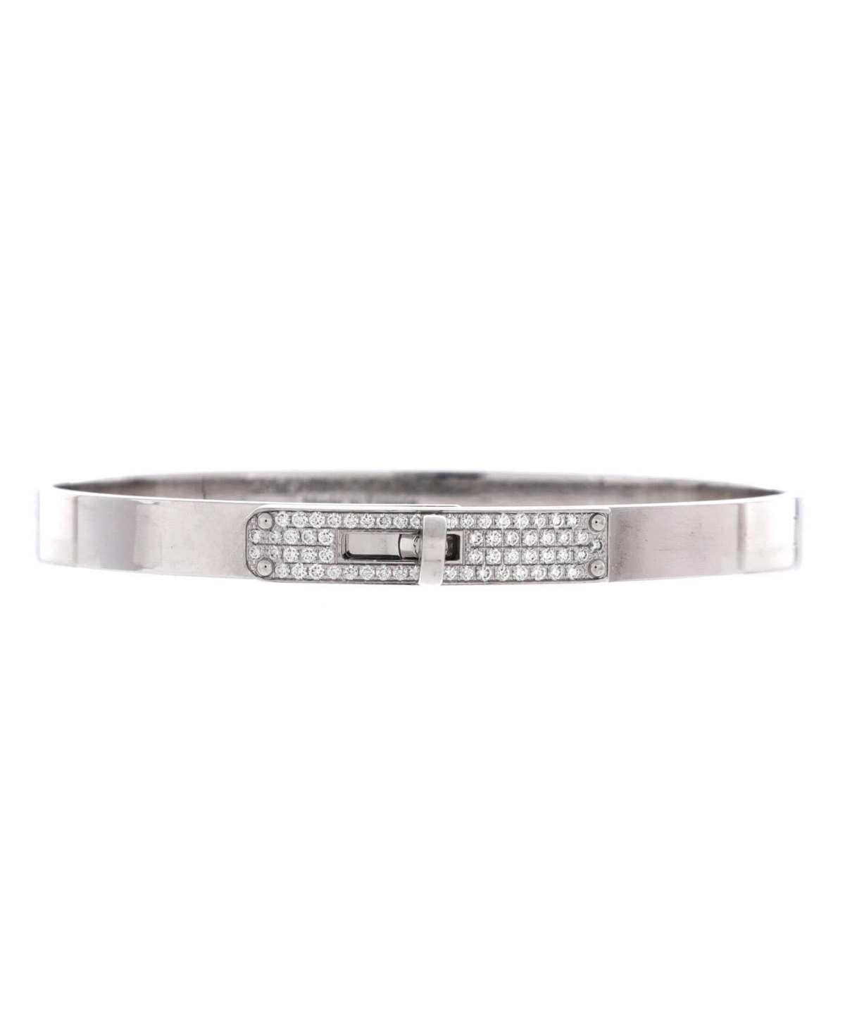 Click here for Pre-Owned HERMES Kelly Bracelet - 18k white gold prices