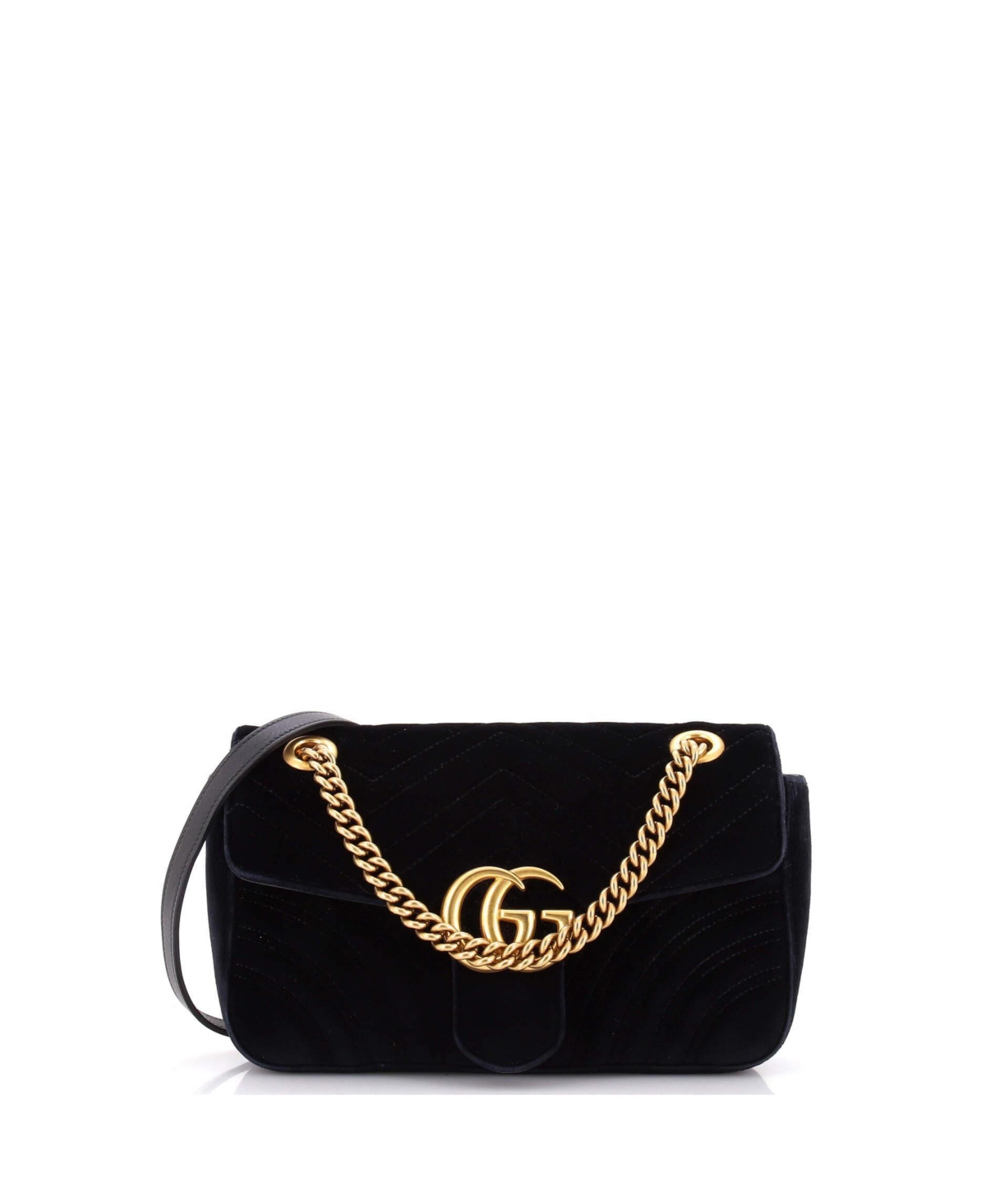 Click here for Pre-Owned Gucci Small Gg Marmont Flap Bag Matelass... prices