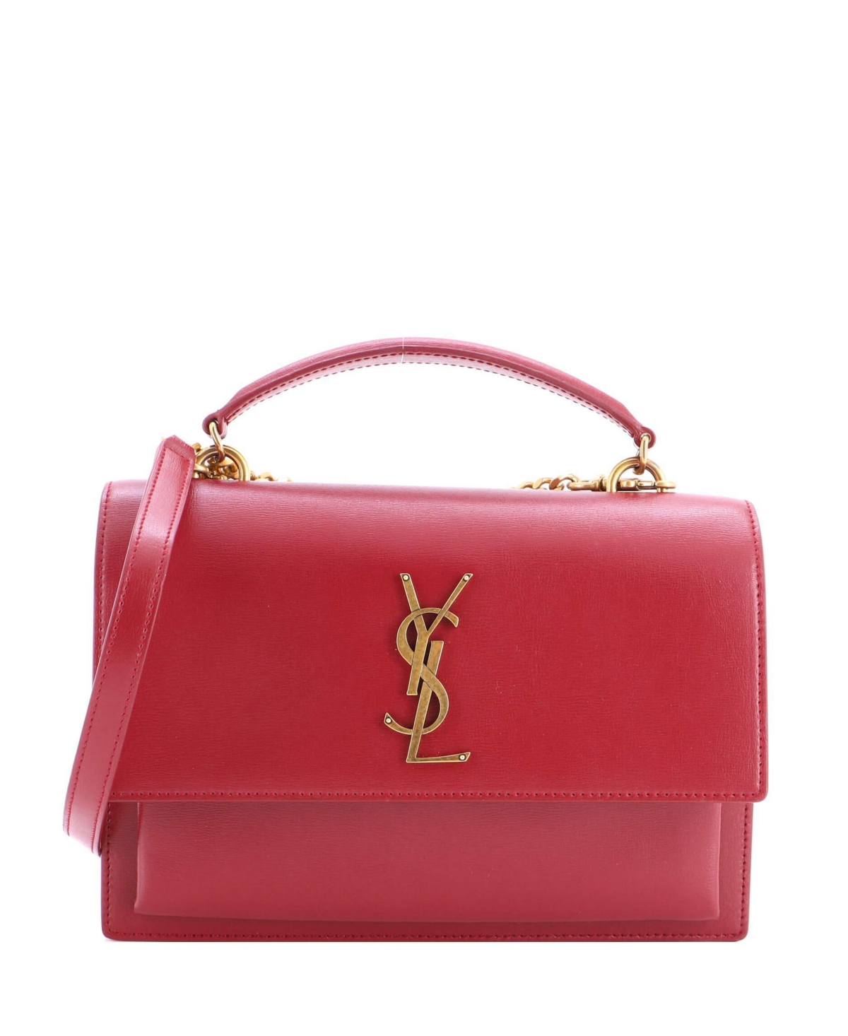 Click here for Pre-Owned Saint Laurent Medium Sunset Top Handle S... prices