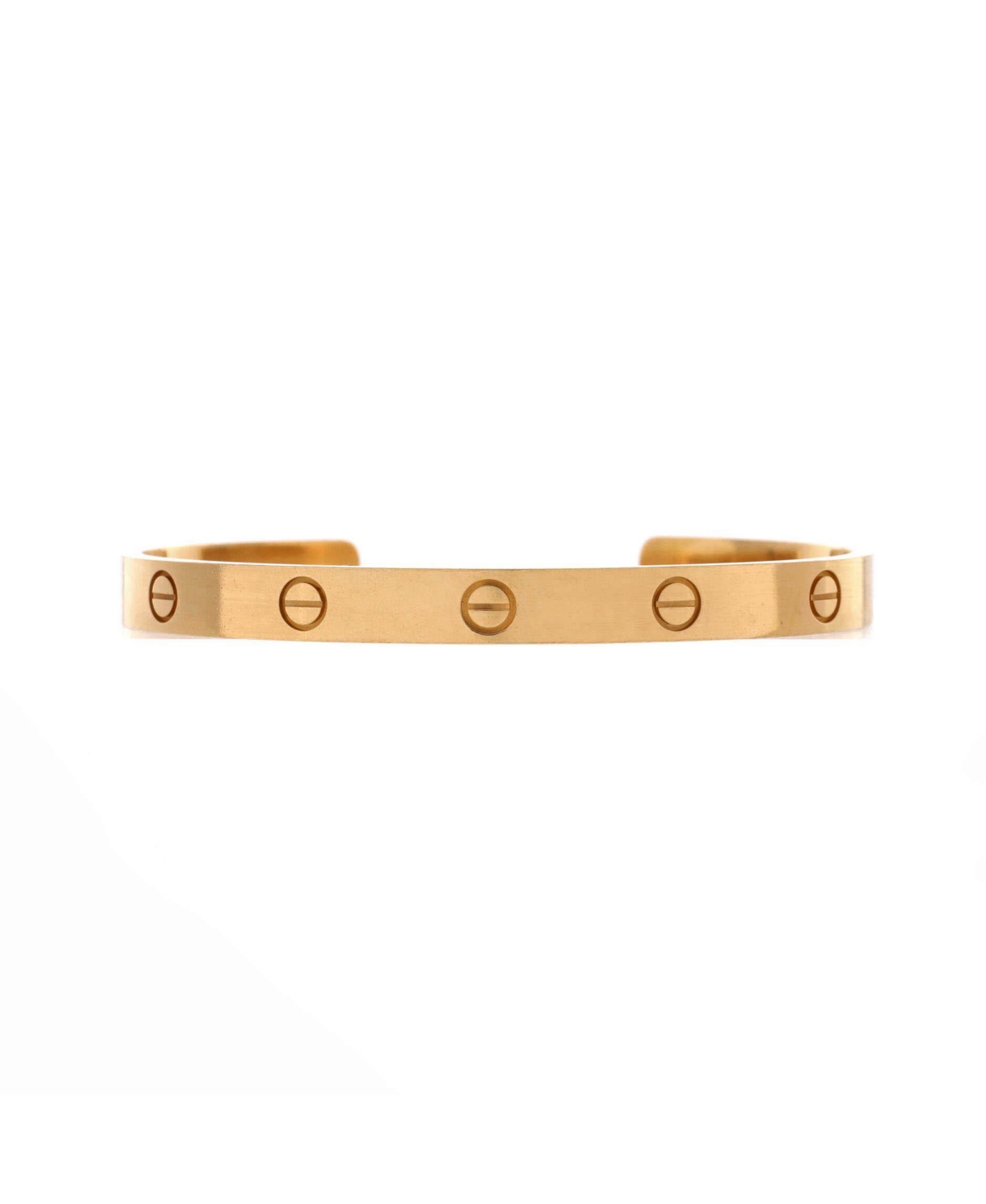 Click here for Pre-Owned Cartier Love Cuff Bracelet - 18k yellow... prices
