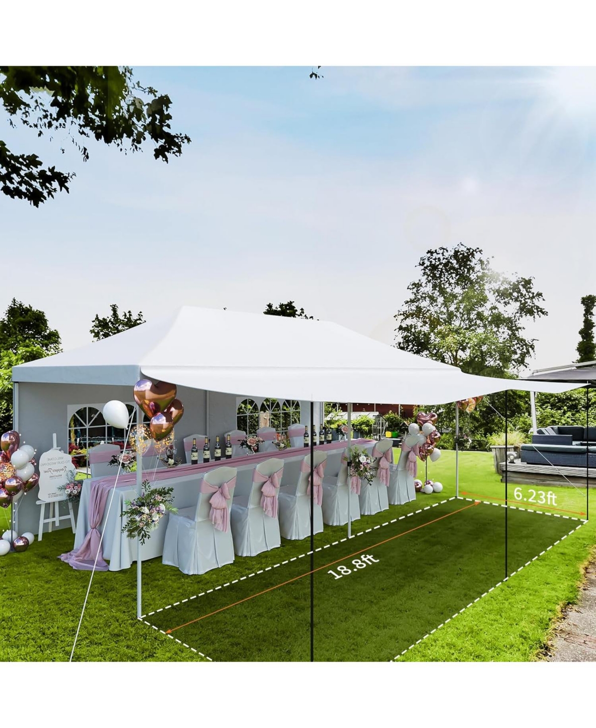 Click here for gaomon 10X20 Ft Heavy Duty Pop Up Party Tent with... prices