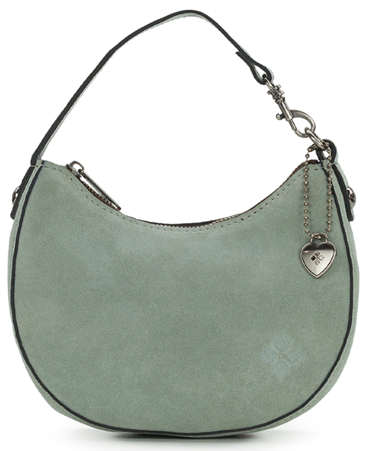 Click here for Patricia Nash Morgana Suede Mini Heart Charm Shoul... prices