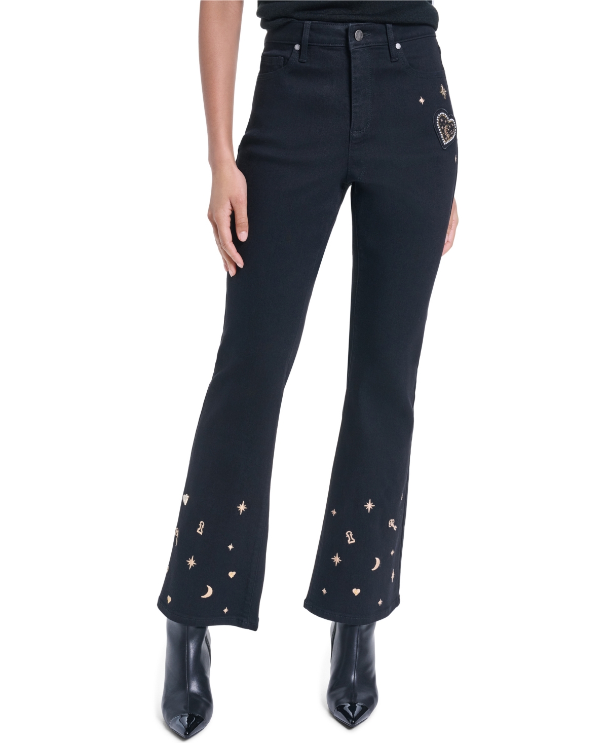 Click here for Karl Lagerfeld Paris Womens Charm Detail Bootcut J... prices