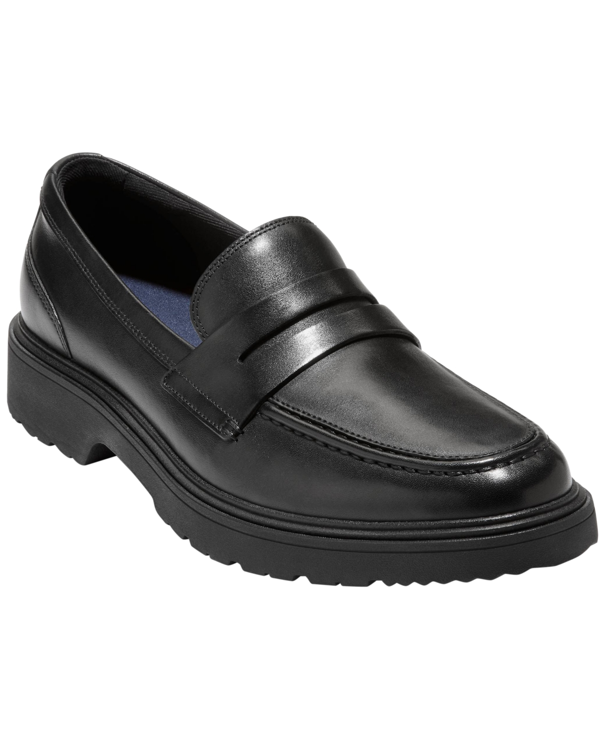 Click here for Cole Haan Mens Vestry Grand Lug Sole Penny Loafers... prices