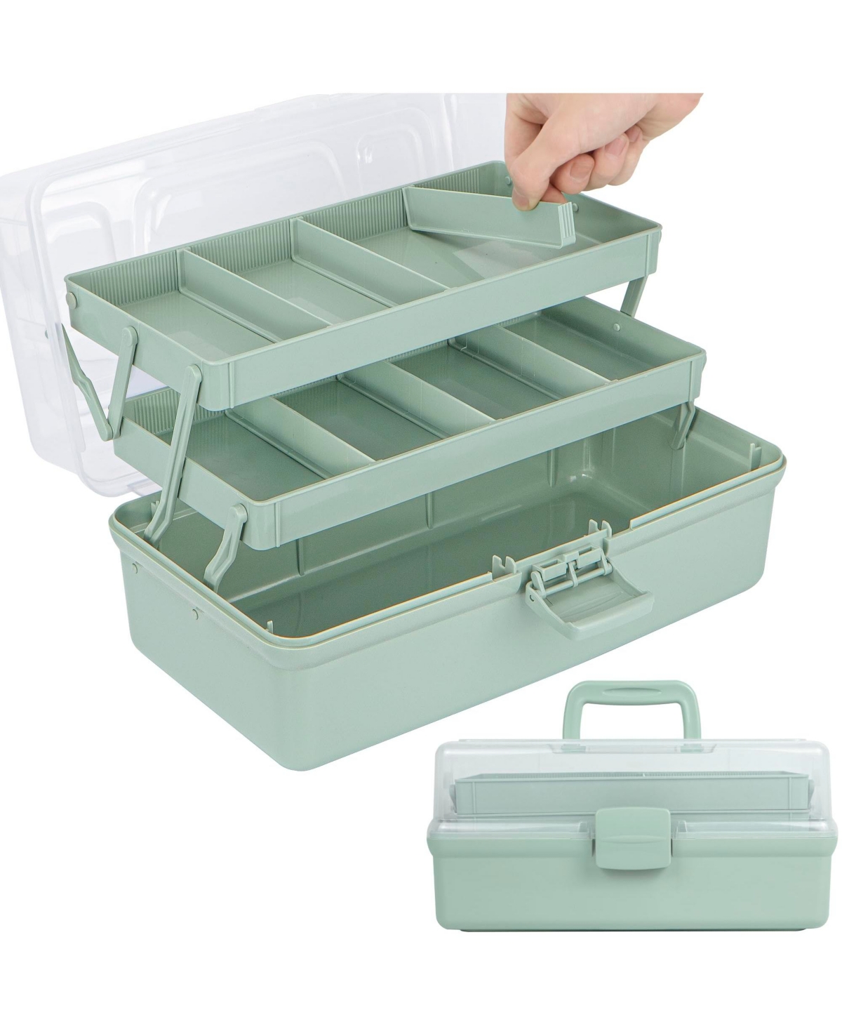 Click here for Xdovet Craft Organizer Box with Adjustable Divider... prices