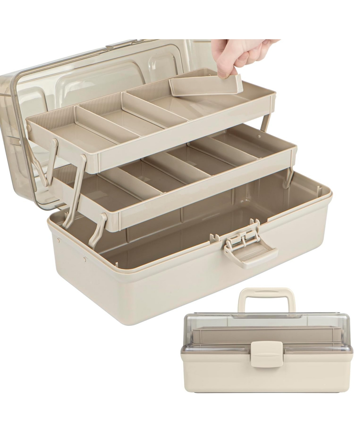 Click here for Xdovet Craft Organizer Box with Adjustable Divider... prices