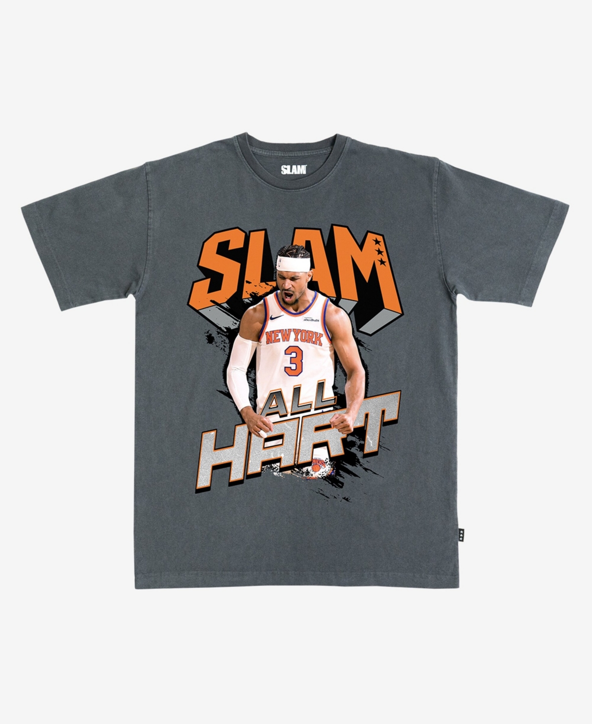Click here for Slam Mens and Womens Josh Hart Charcoal New York K... prices