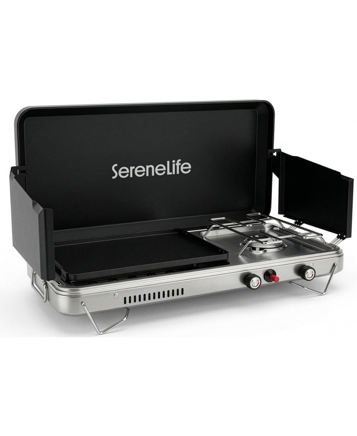 Click here for SereneLife 2-in-1 Camping Stove and Griddle Combo... prices