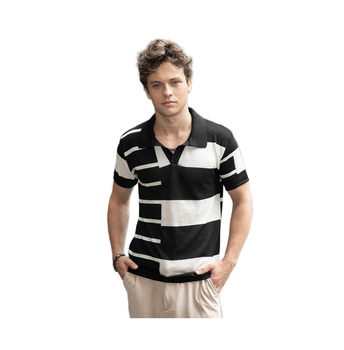 Click here for Campus Sutra Mens Contrast-Block Polo T-Shirt - On... prices