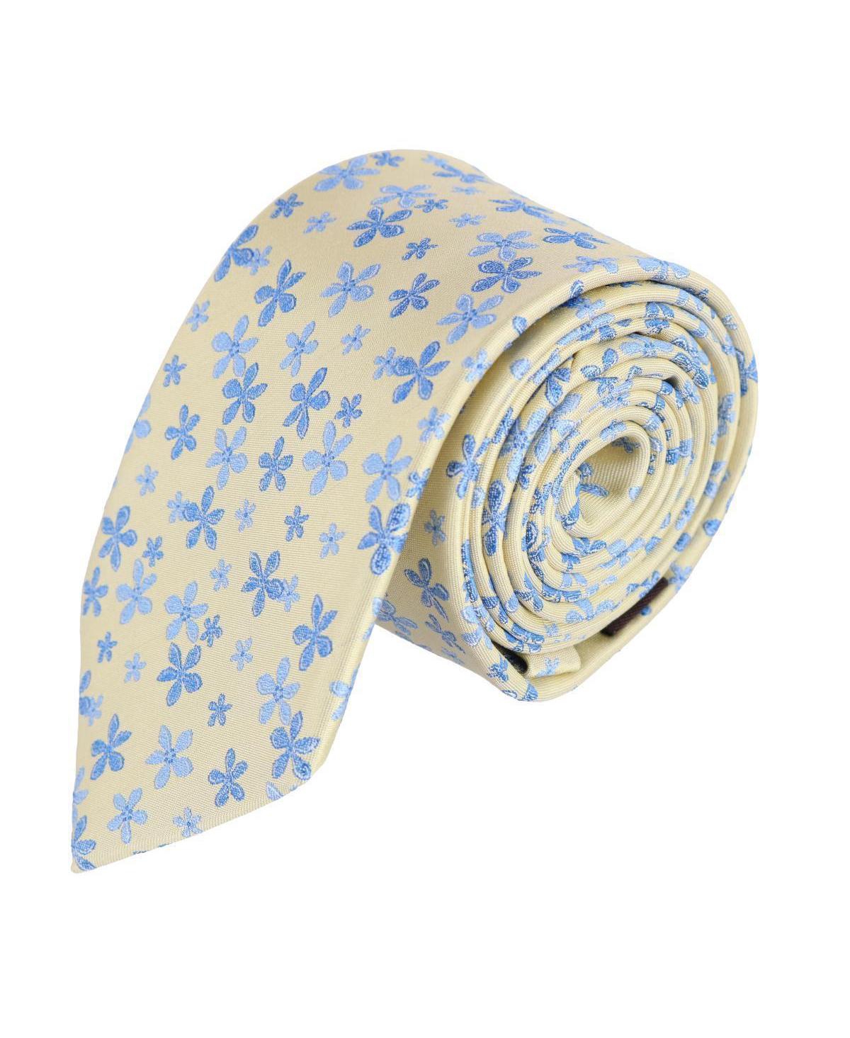 Click here for Trafalgar Mens Weldon Floral Silk Novelty Necktie... prices