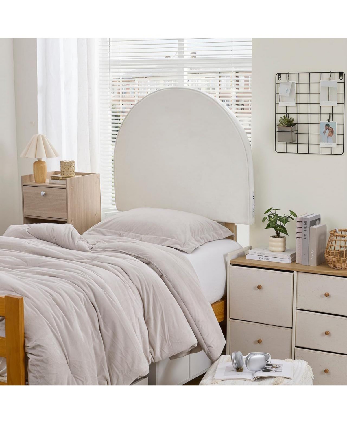 Click here for DormCo Tavira Allure Right Side Outlet Headboard -... prices