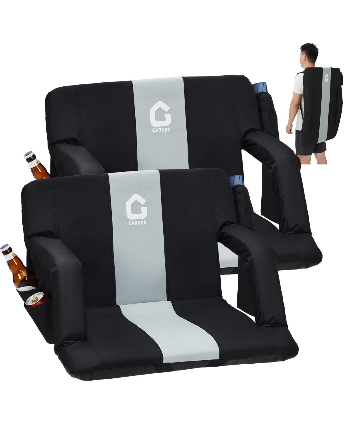 Click here for gaomon 2-Pack Portable 20.5 Inch Folding Reclining... prices