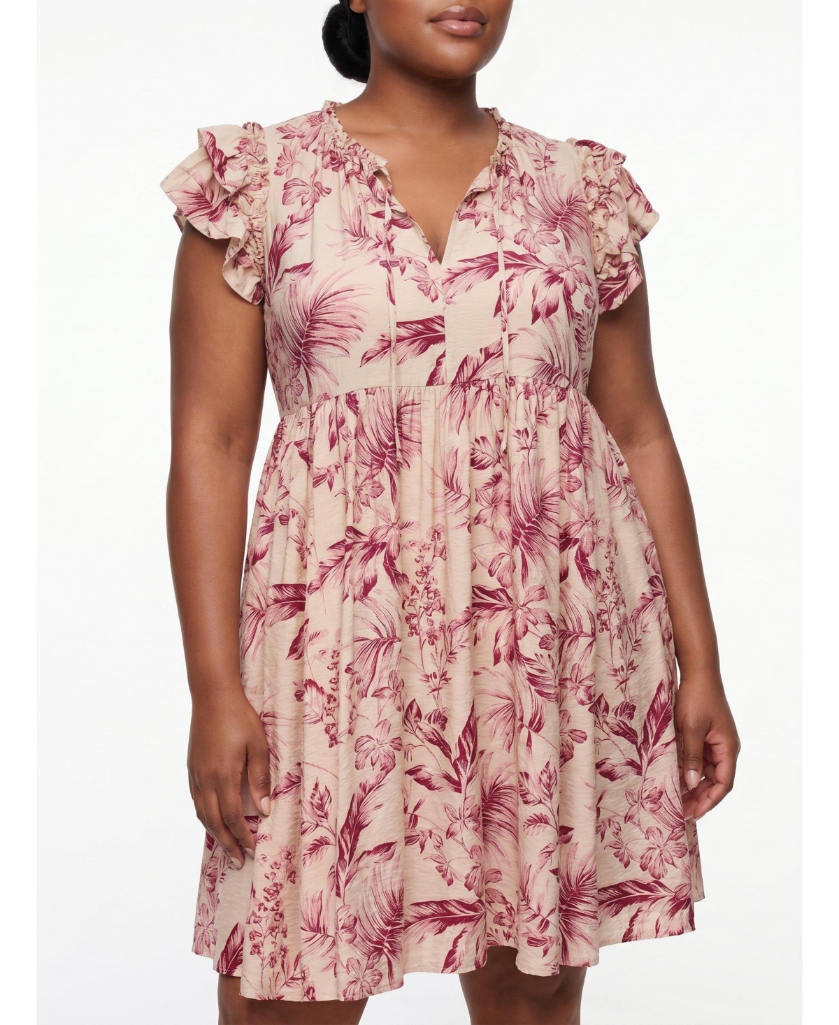 Click here for Torrid Womens Plus Size Belle Isle Flutter Sleeve... prices