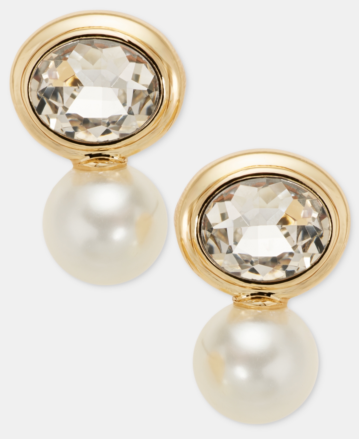 Click here for Anne Klein Imitation Pearl & Stone Snowman Button... prices