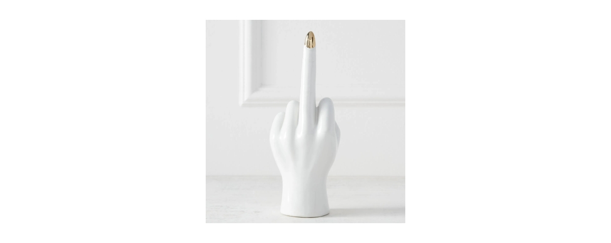 Click here for Z Gallerie The Finger Hand - White prices