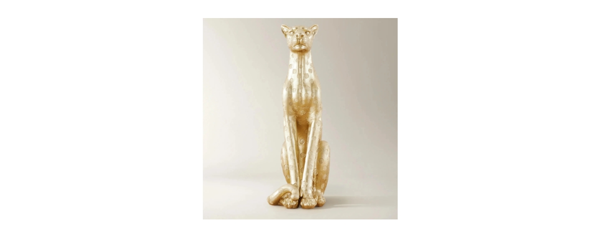 Click here for Z Gallerie Big Cat Statues Black Home Decor Modem... prices