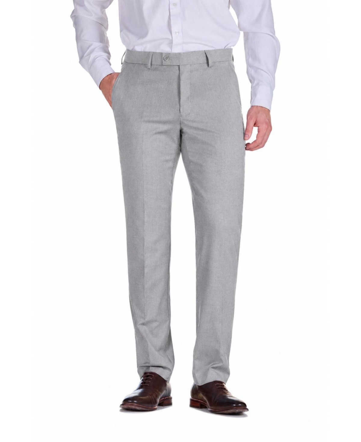 Click here for Gino Vitale Mens Slim Fit Stretch Dress Pant - Lig... prices