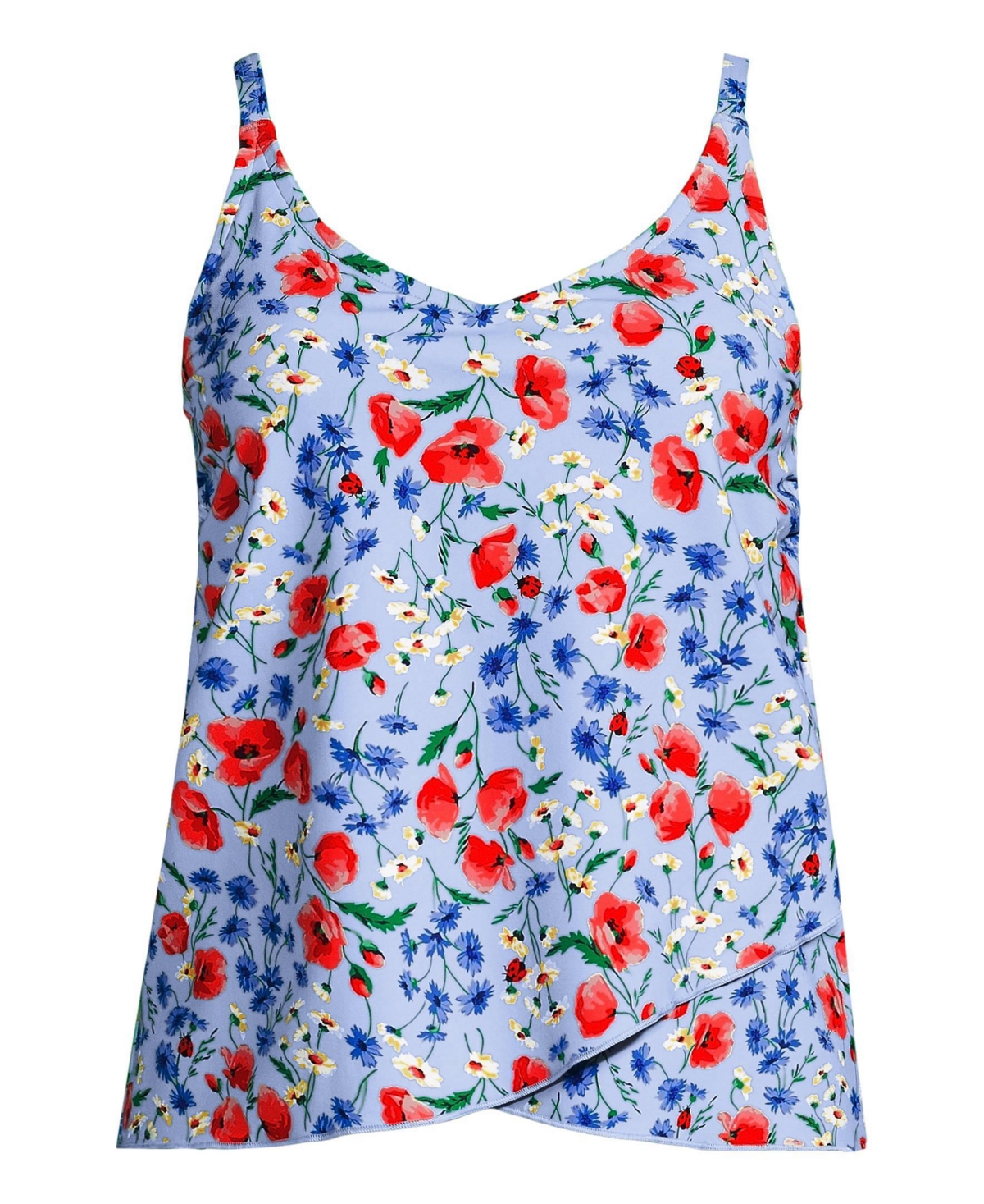 Click here for Lands End Womens Tulip Hem Tankini Top - Soft clou... prices
