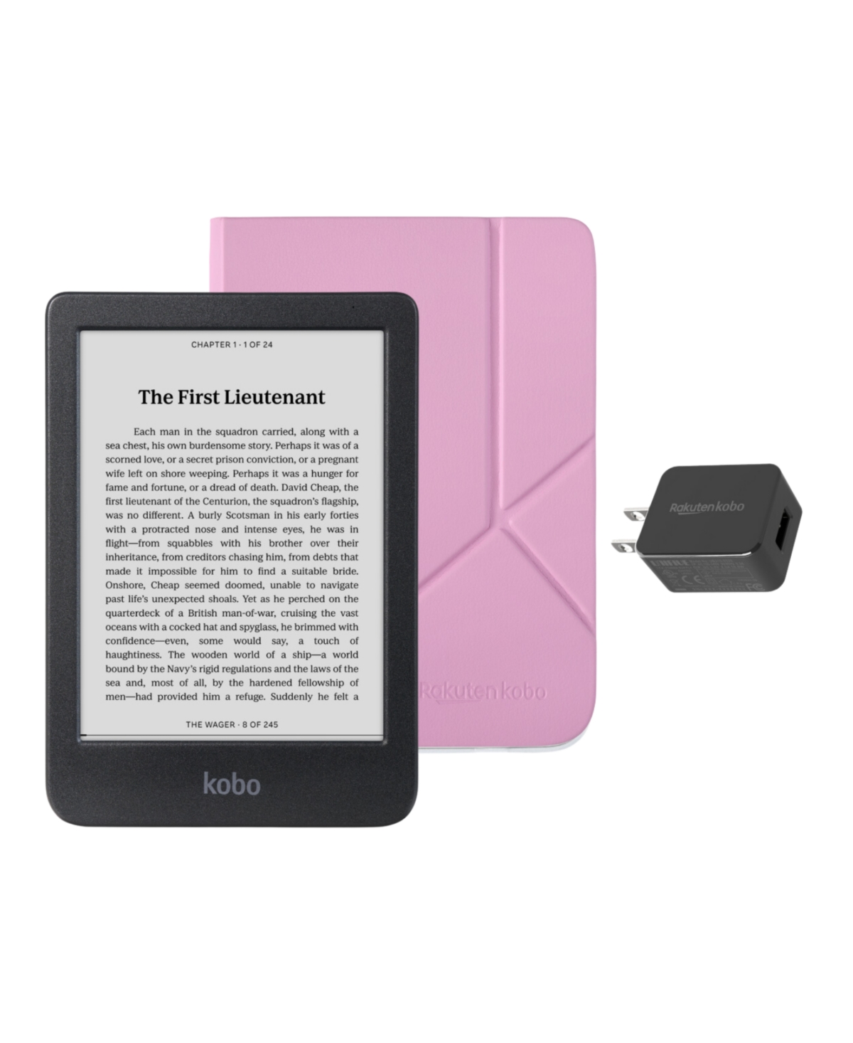 Click here for Kobo Clara Bw eReader 16GB with Candy SleepCover C... prices