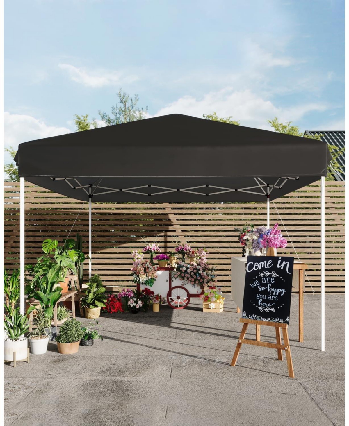 Click here for homfan 10x10feet Pop Up Canopy - Waterproof Tent w... prices