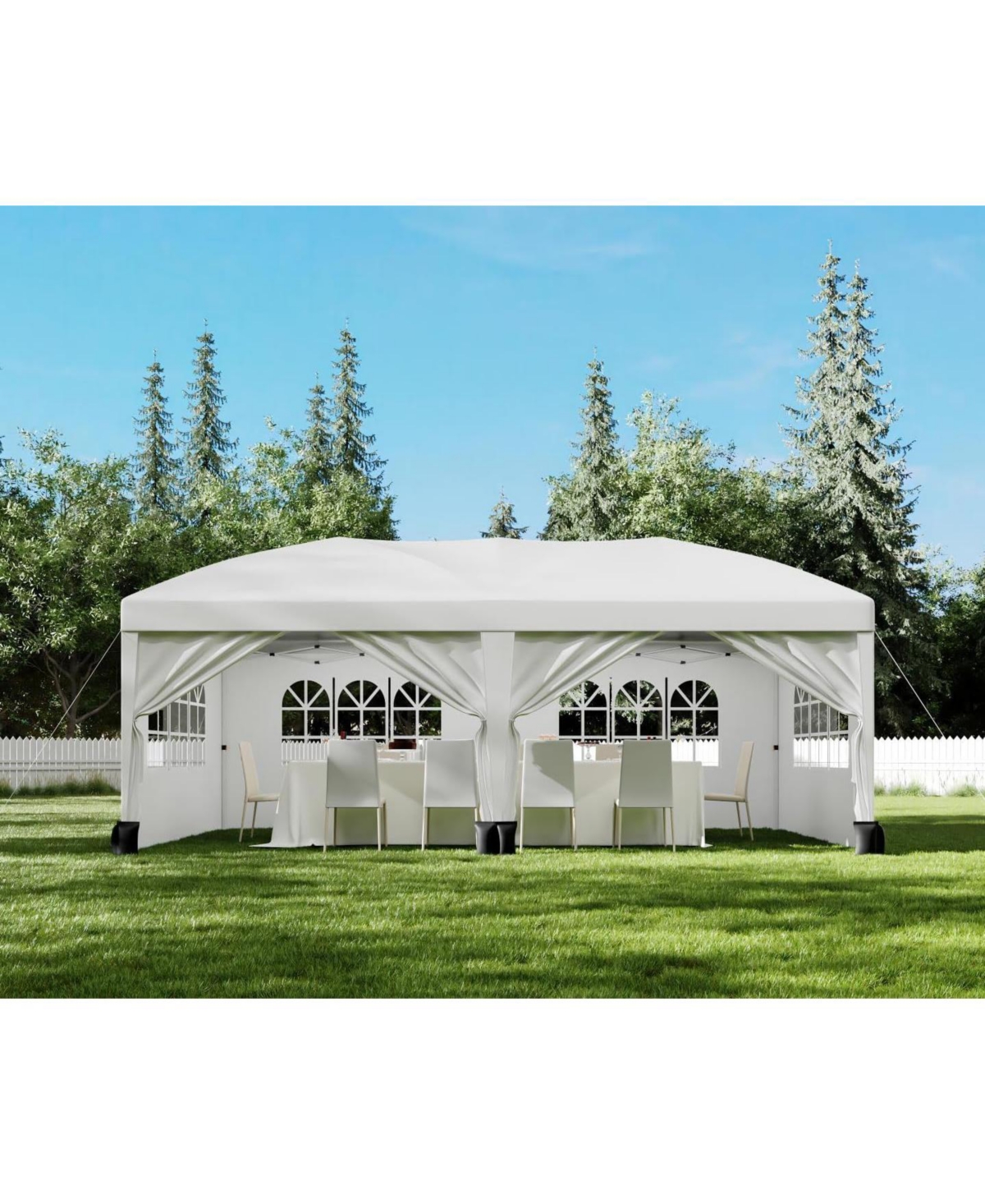 Click here for homfan Pop Up Canopy â Heavy Duty Wedding Tent w... prices