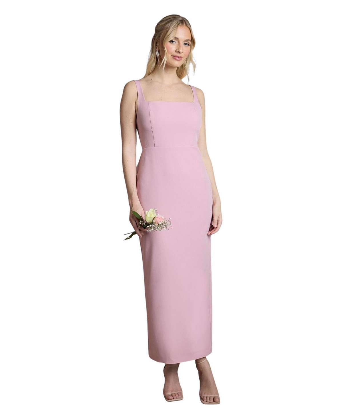 Click here for Coast Womens Bow Back Square Neck Maxi Dress - Ant... prices